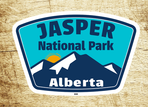 Jasper National Park Decal Sticker Vinyl Alberta Canada 3.75" x 2.5" | eBay