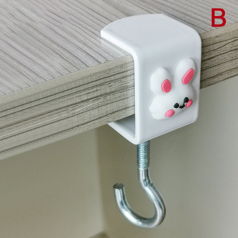 Adjustable Rotatable Removable Table Edge Hooks Desktop Hooks For ...