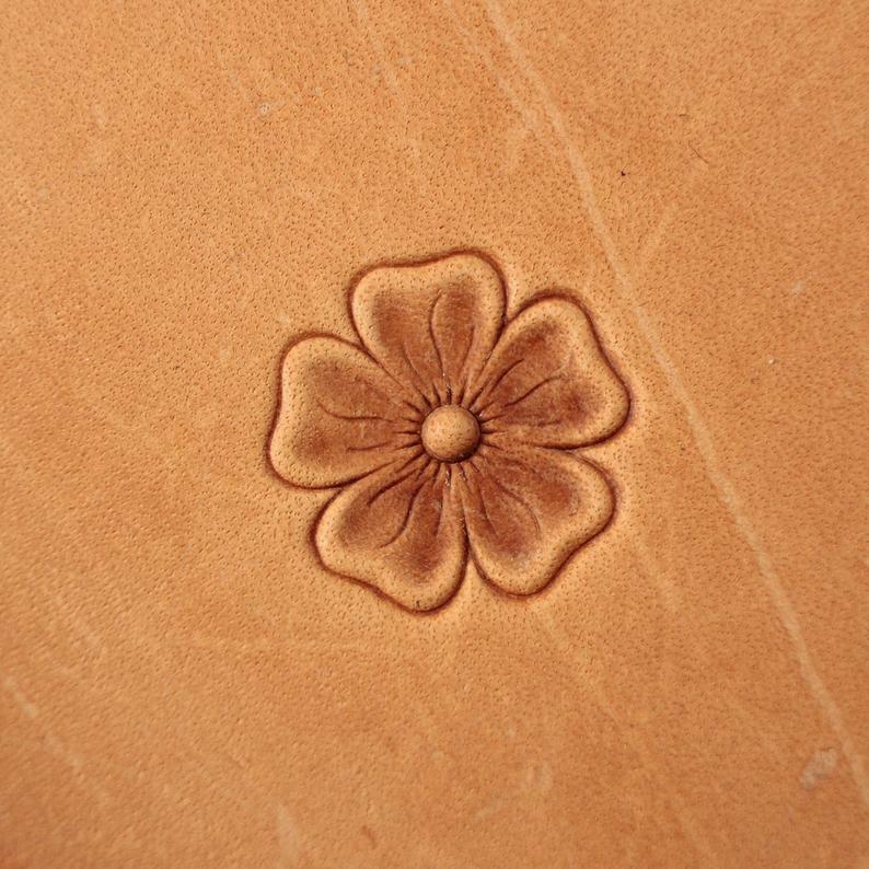 Flower Leather Stamp Tools Stamps Stamping Carving Brass Tool Crafting ...