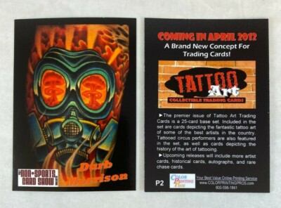 CHEAP PROMO CARD: TATTOO ART 2012 (FRANK EACHUS PUBLISHING) #P2 PHILLY ...