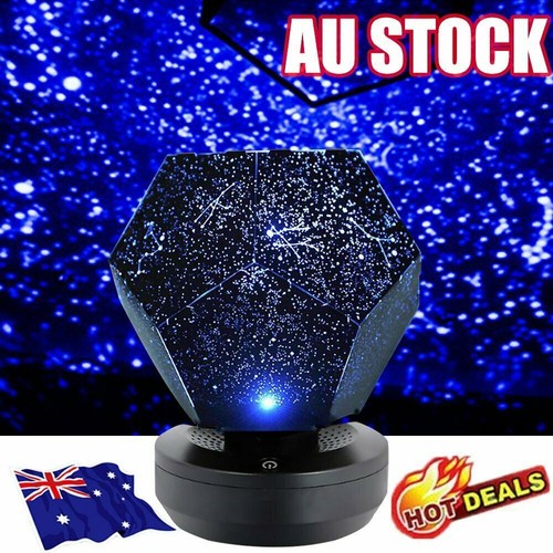 LED Galaxy Starry Night Light Laser Projector Ocean Star Sky Party Lamp ...