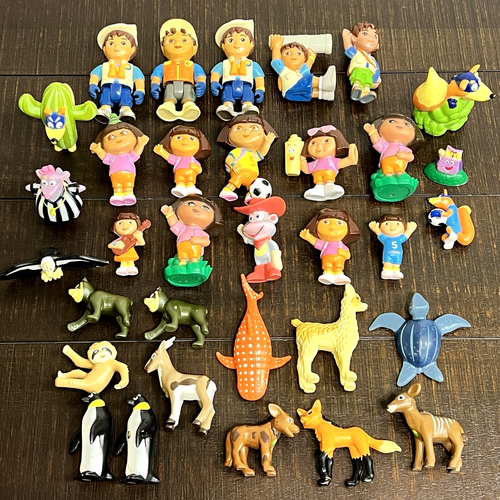 Go Diego Go Toys Figures Animals Dora Swiper Tico Backpack Lot of 33 # ...