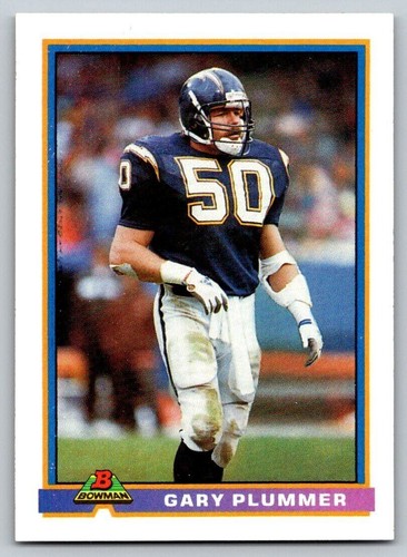 1991 Bowman #461 Gary Plummer San Diego Chargers | eBay