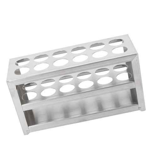 Test Tube Rack Stainless Steel Vial Holder Test Tube Holder With 12 ...
