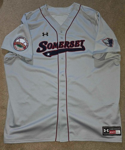 Somerset Patriots 2017 Authentic Game Jersey 3XL Atlantic League | eBay