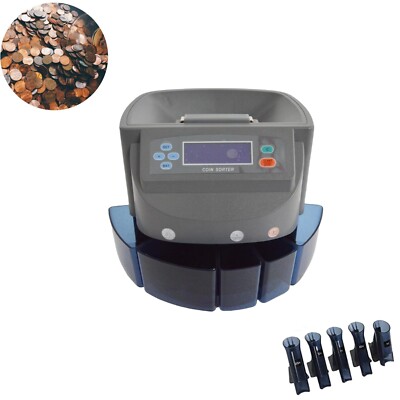 Coin Sorter Counter Digital Automatic Coin&Change Counting Sorting ...