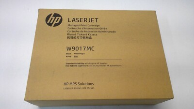 HP W9017MC E50045 E52545 Black Toner Cartridge - GENUINE! | eBay