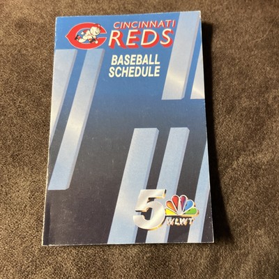 Cincinnati Reds 1989 MLB pocket schedule - WLWT Channel 5 | eBay