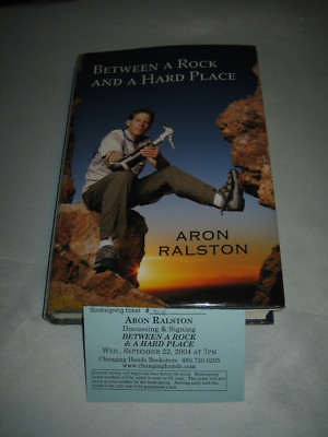 Between a Rock and a Hard Place 127 Hours Aron Ralston SIGNED 1st/1st ...