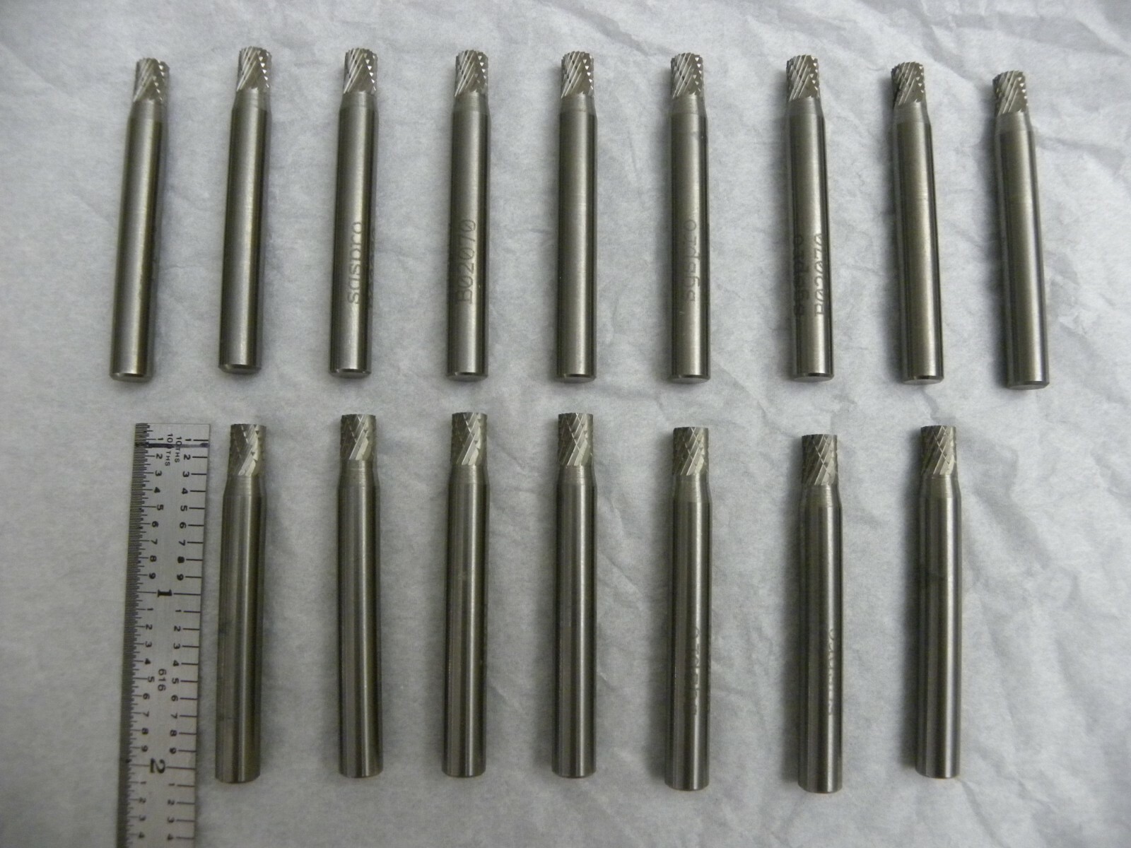 SGS Pro B02070, Solid Carbide Bur, 1/4" Shank, .2" Cutter Dia., 1/4 ...