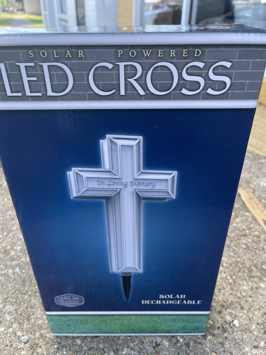 Solar Powered Cemetery Cross