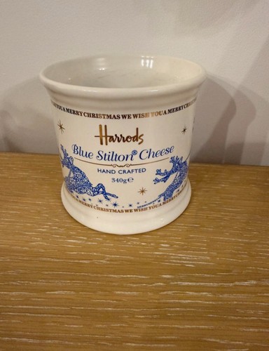 Harrods Vintage Small Black Ceramic Stilton Cheese Storage Pot | eBay UK