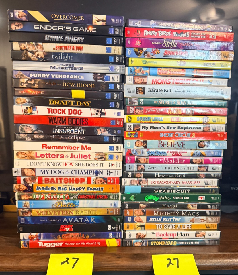 Lot of 55+ Used DVDs - Sony - Summit - Mixed subject, Comedy, Family ...