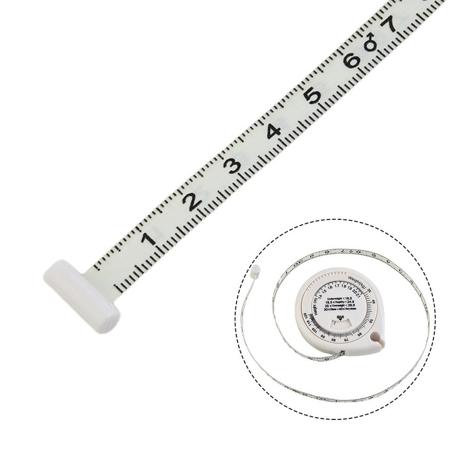 Protable Tape Measure Measures Tools Plastic 1 PCs BMI Body Mass Index ...