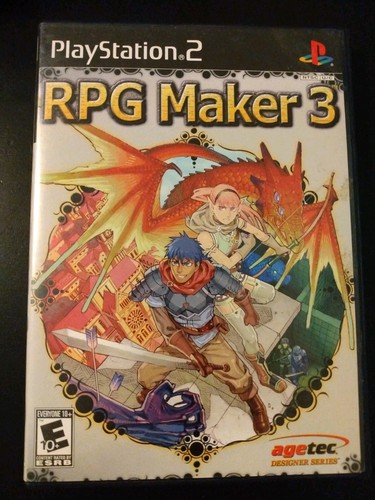 RPG Maker 3 (PlayStation 2 PS2, Agetec) No Game. Case And Manual Only ...