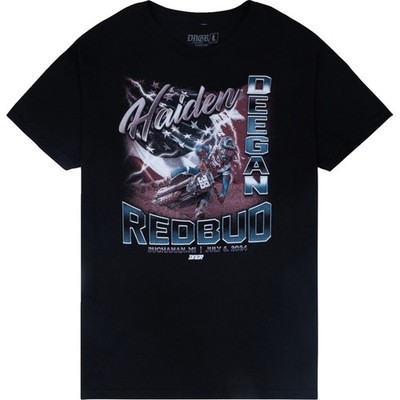 Deegan Apparel Red Bud T-Shirt - Black - XL DMTSS4012BLKXL | eBay