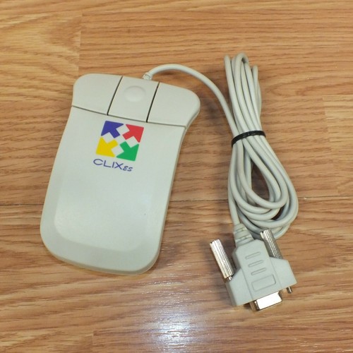 Vintage Clixes Wired 3-Button Ball Track Jx Mouse (K3002123) **See ...