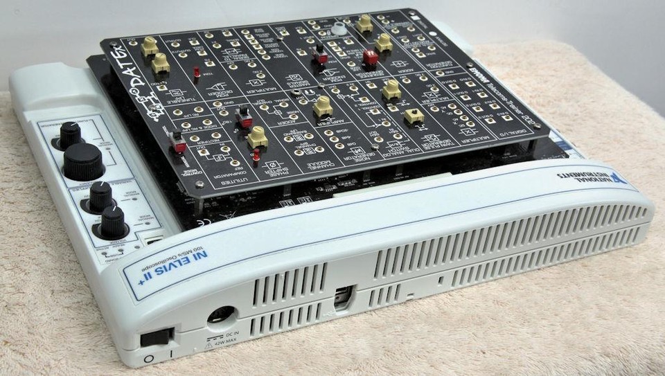 National Instruments NI ELVIS II+ w/ Emona Datex Telecoms Trainer 202 ...