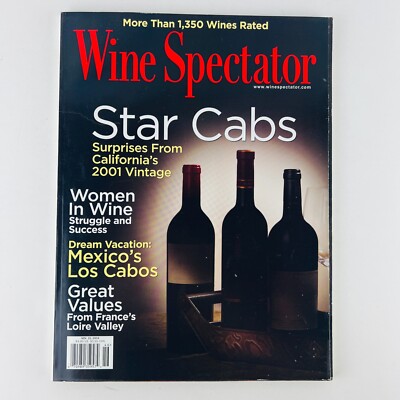 Wine Spectator Magazine - November 15 2004 Back Issue Star Cabs 2001 | eBay