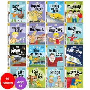 Biff, Chip and Kipper Stage 2 Read with Oxford for Age 4+ (16 Books ...