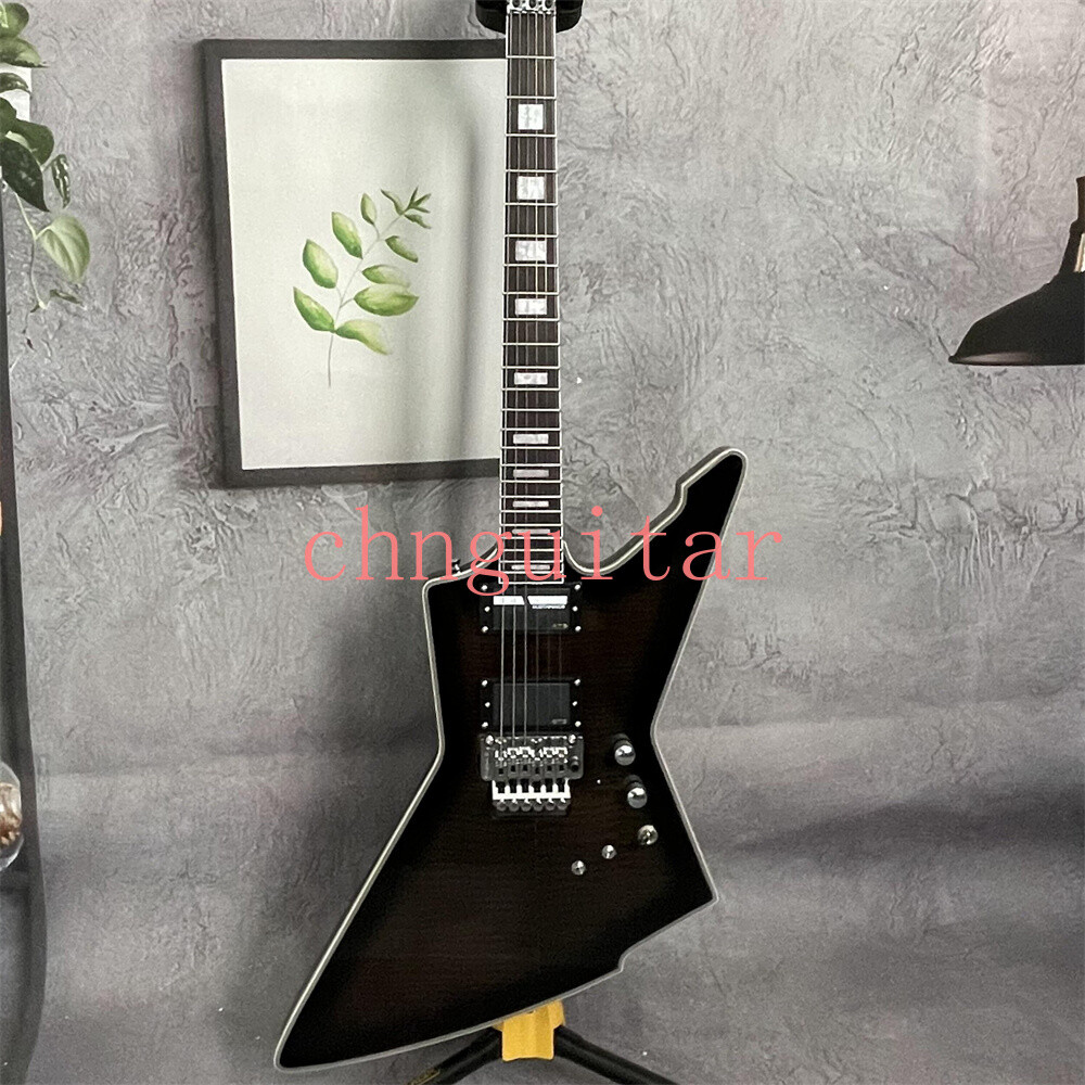 Trans Black Jake Pitts E-1 FR S Electric Guitar HH Pickups Chrome ...