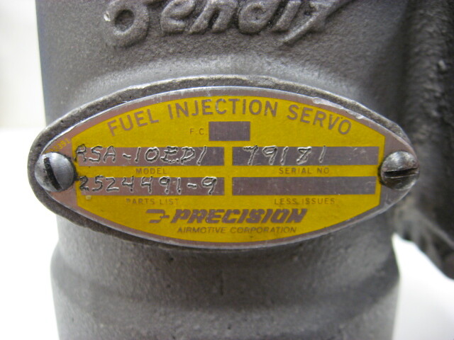 Bendix RSA-10ED1 Fuel Injector Servo - PN: 2524491-9 | eBay