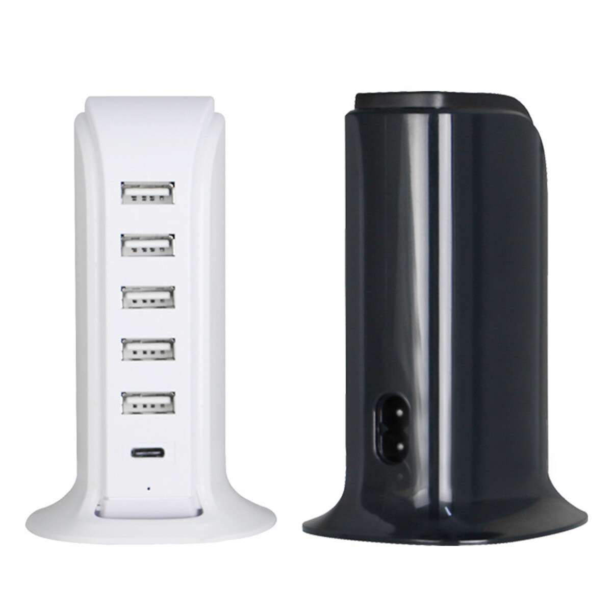 6Port Charging Station USB Hub Desktop Charger Rapid Tower Power ...