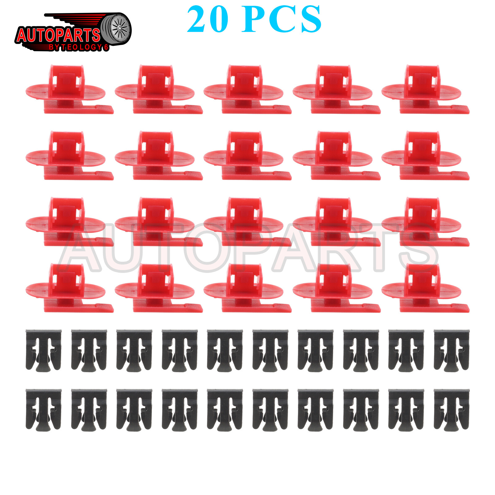 20 pcs Rivet Bumper Fastener Clips Retainer for Chevrolet For Buick For ...