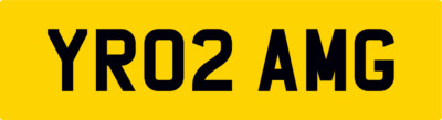 YOUR AMG ! NEAT REG NUMBER PLATE YR02 AMG MERCEDES BENZ COUPE G WAGON ...