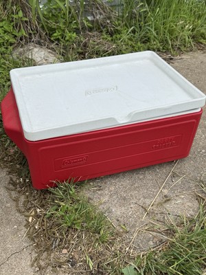 Coleman Party Stacker Cooler Red Model 6225 Stackable Ice Chest Box | eBay