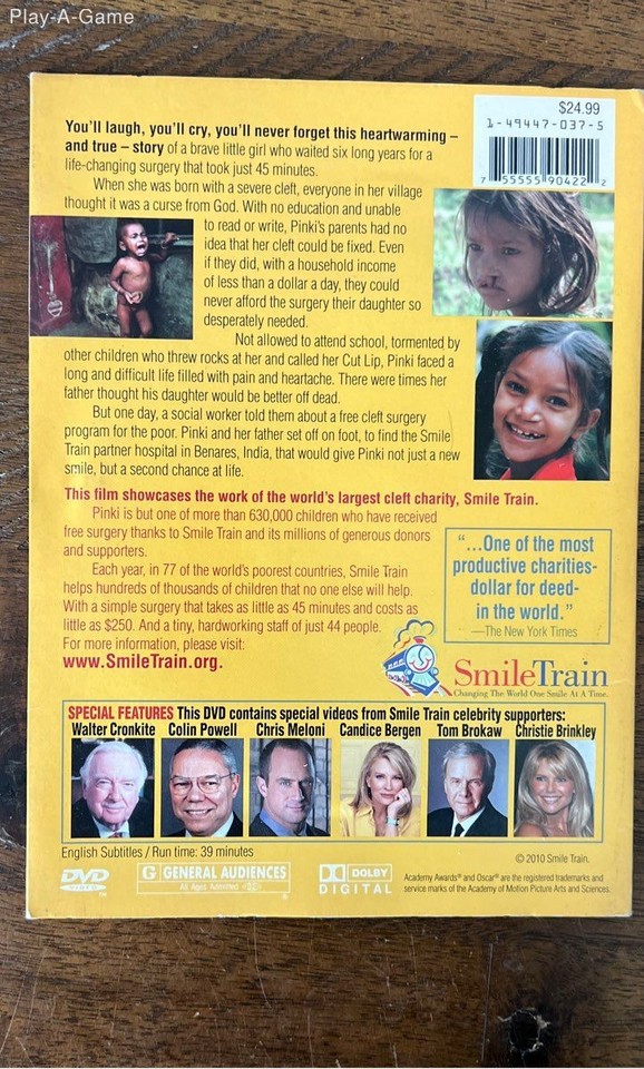 Smile Pinki (DVD, Documentary, 2009, Smile Train) DVD | eBay