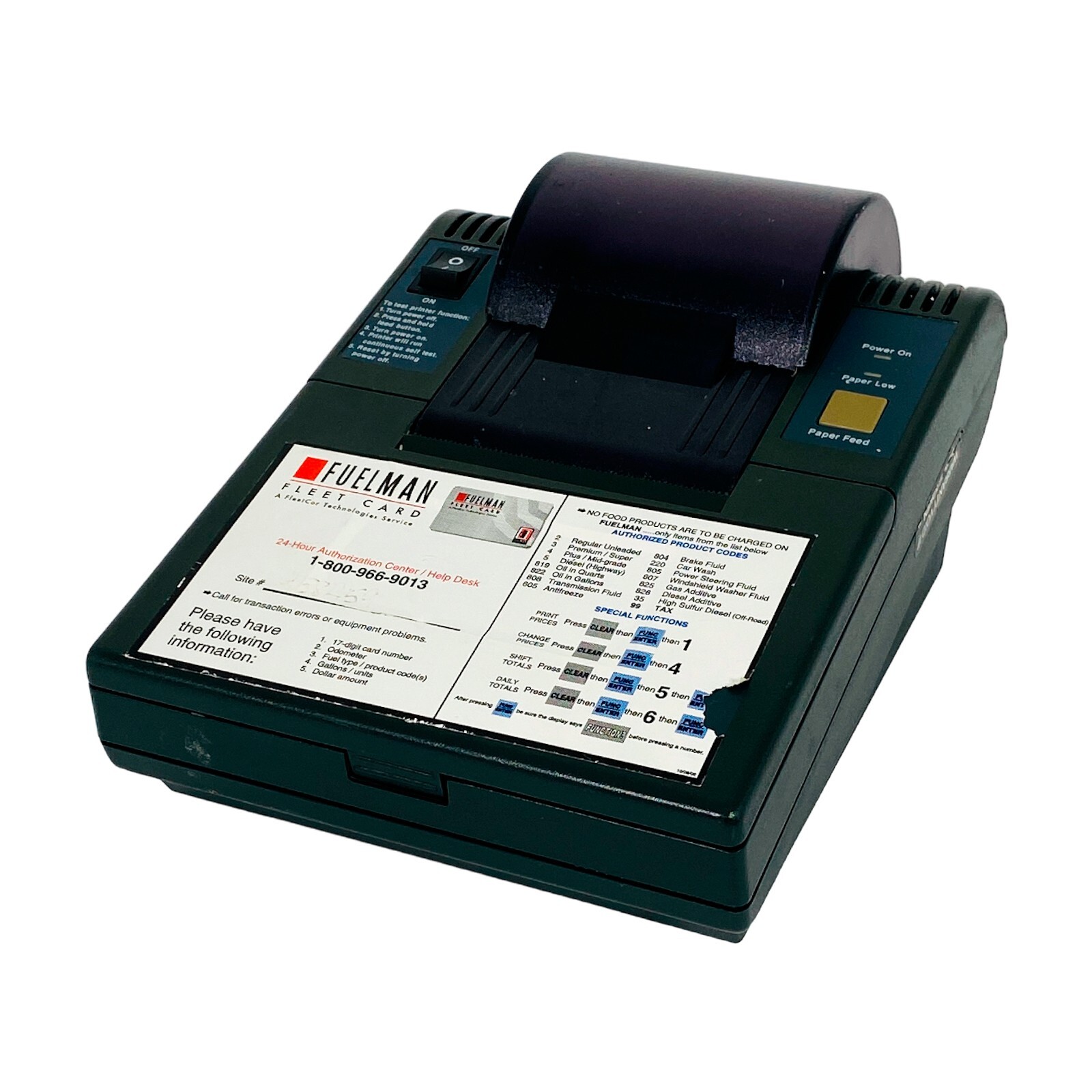 VeriFone Fleetcor Printer 250 Dot Matrix Credit Card Printer | eBay