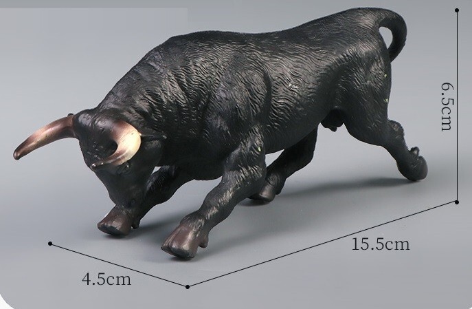 North African Bull Ox Animal Toy PVC Action Figure Doll Kids Toys Party ...