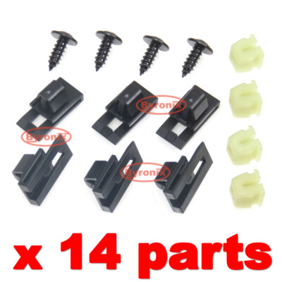 MINI FRONT BONNET MOULDING TRIM CLIPS GRILLE SURROUND R56 Cooper S R58 ...