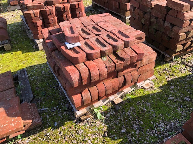 COPING bricks - RED BRITISH SUFFOLK handmade - assorted available ...