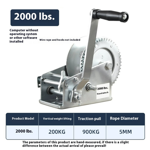 Miniature Hand Winch Winch Home Small Crane Winch Manual Lifting ...