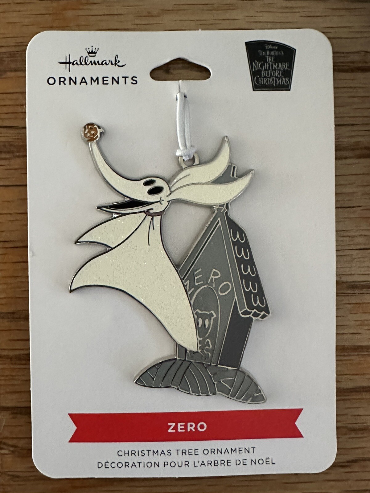 New Hallmark Enamel Ornament Zero Ghost Dog The Nightmare Before ...