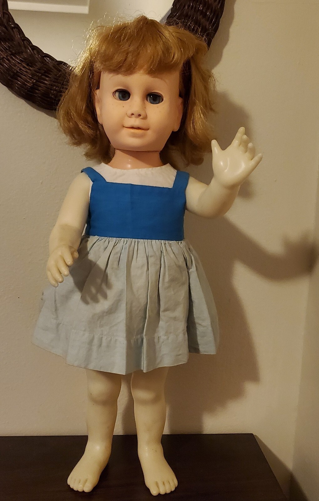 Vintage Chatty Cathy 1960s Doll Mattel Original Clothes Blue Eyes Blond ...