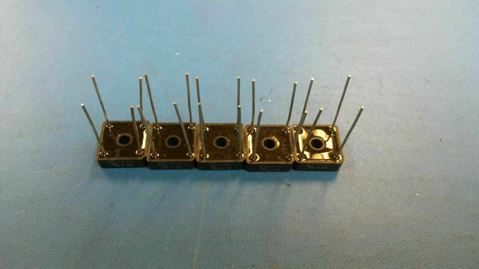 (5 PCS) BR32 RECTRON Diode Rectifier Bridge Single 200V 3A 4-Pin Case ...