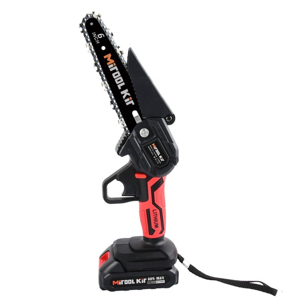 Mitool Kit Mini Chainsaw 6 / 4 Inch Cordless Electric Portable Chainsaw ...