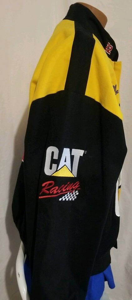 Nascar Bill Davis 22 Ward Burton CAT Financial Mens Racing Bomber ...