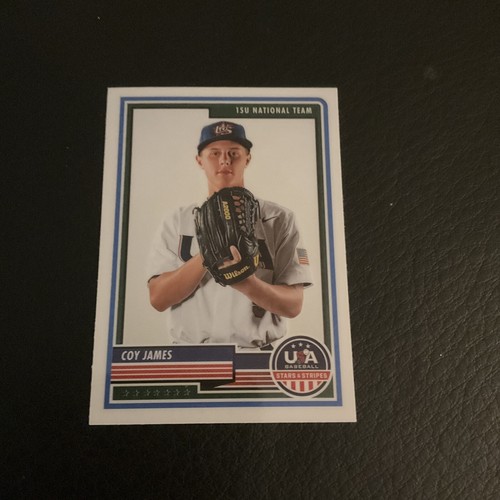 COY JAMES TRUE ROOKIE 2023 Panini Stars & Stripes Team USA 15U National ...