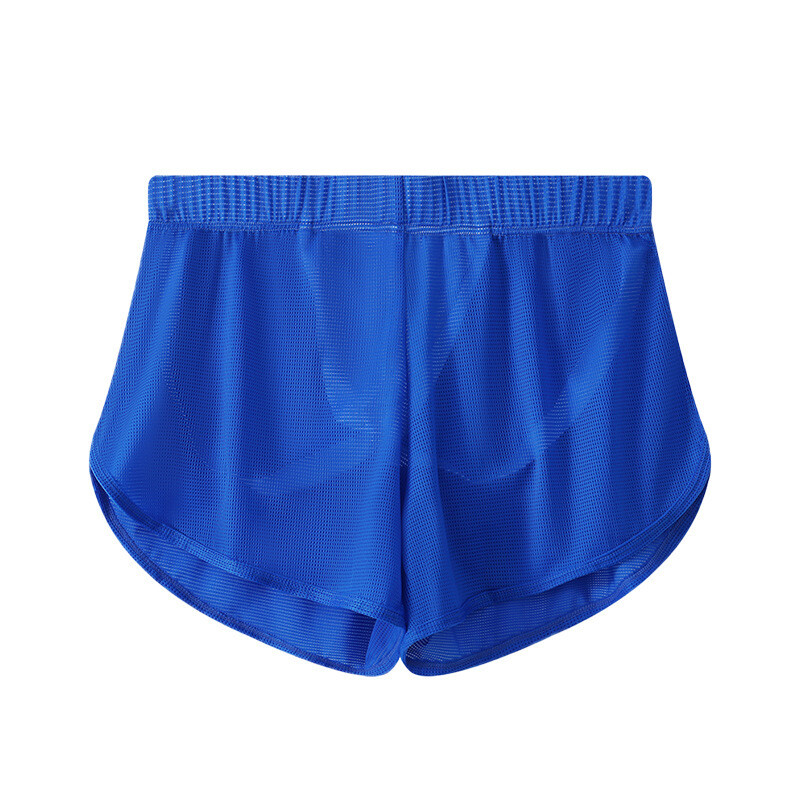 Men's Jockstrap Boxer Trunks Shorts Breathable Mesh Casual Pajamas Home ...