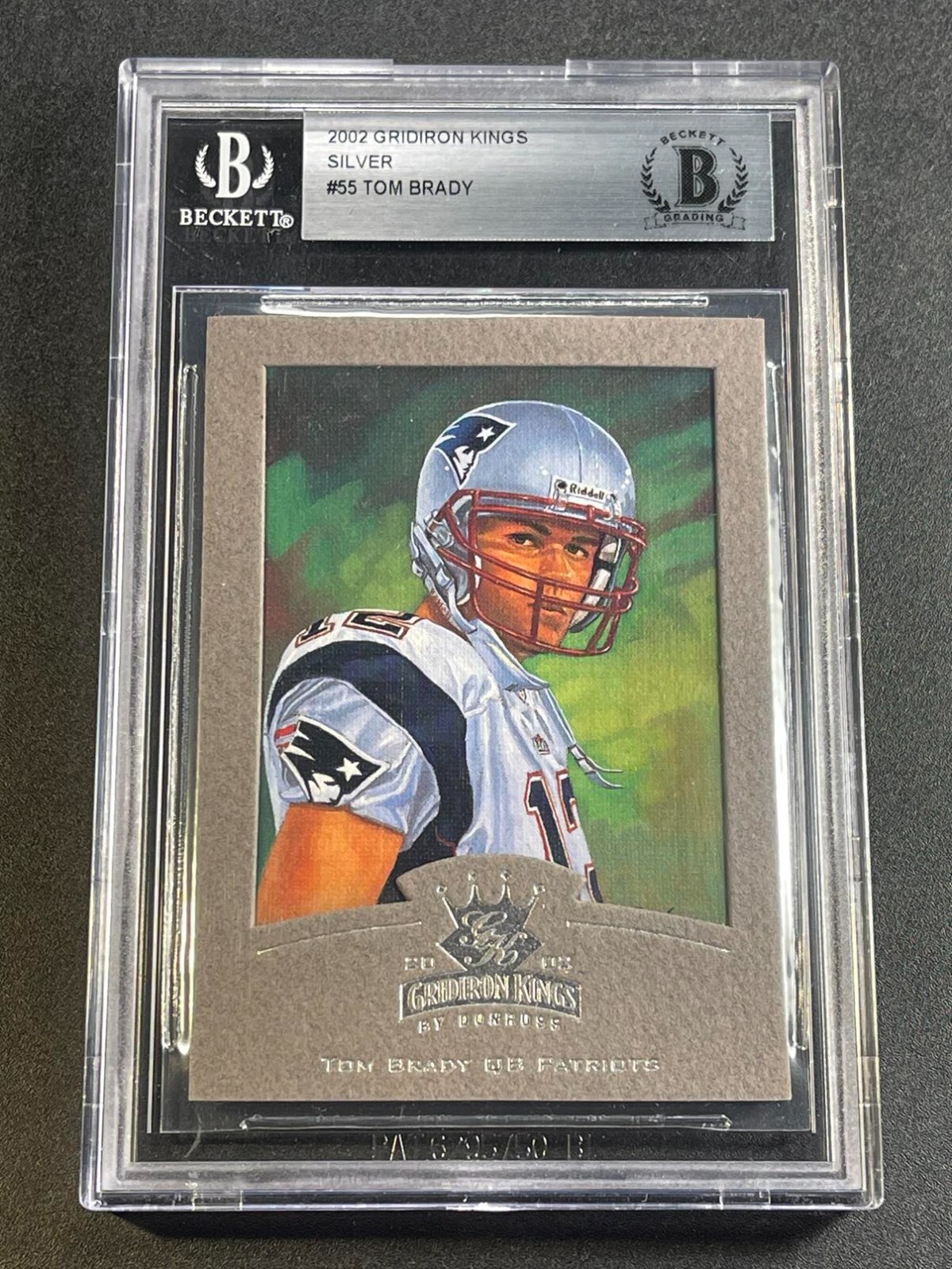 2002 Donruss Gridiron Kings - Silver #55 Tom Brady /400 for sale online ...