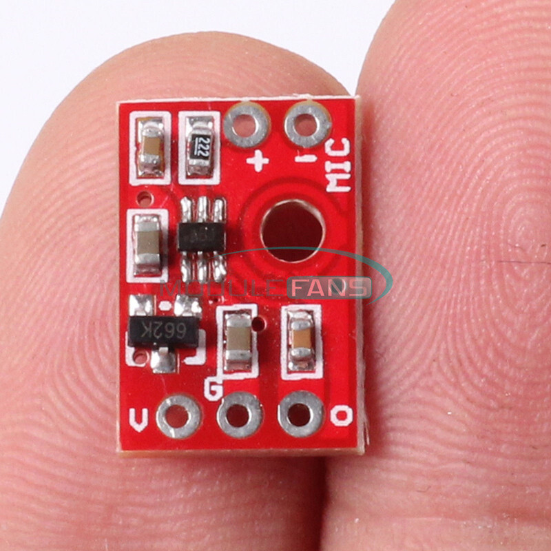 Electret Microphone MAX9812H Amplifier 3.3-6V Microplate Module for ...