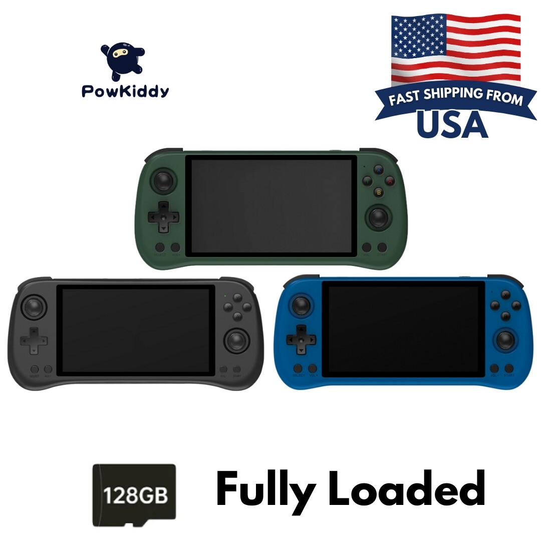 Powkiddy X55 Retro Handheld Game Console 128GB Linux System 5.5 inch ...
