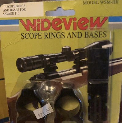 Wide view 1” Scope Rings And Bases For Savage 110 | eBay