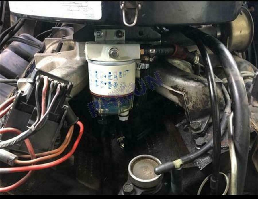 Water Separator Fuel Filter R12 R12T R12P Assembly with Fittings Fit ...