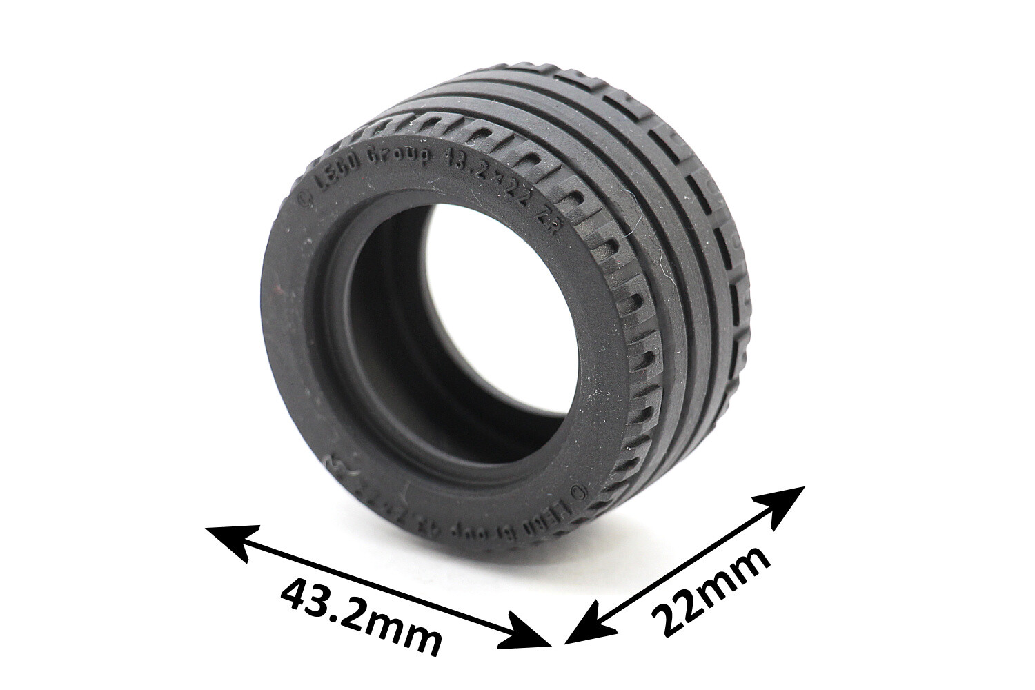 Genuine Lego® 4x Yellow Wheels - (56145) and Tyres (44309) - Free ...