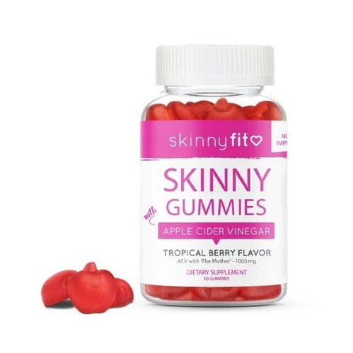 SkinnyFit Skinny Gummies Apple Cider Vinegar Gummies 60 Count | eBay
